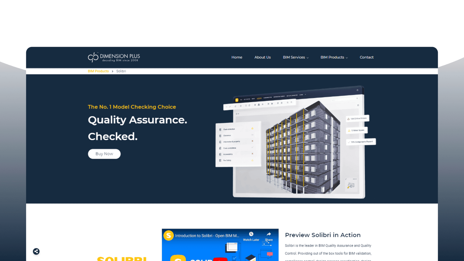 Solibri - Quality Control for BIM Models